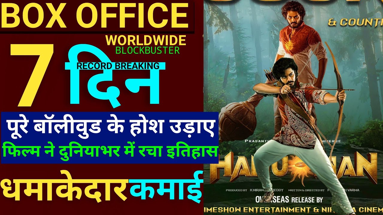 Hanuman Box office collection,Hanuman 6th Day Collection,Teja Sajja ...
