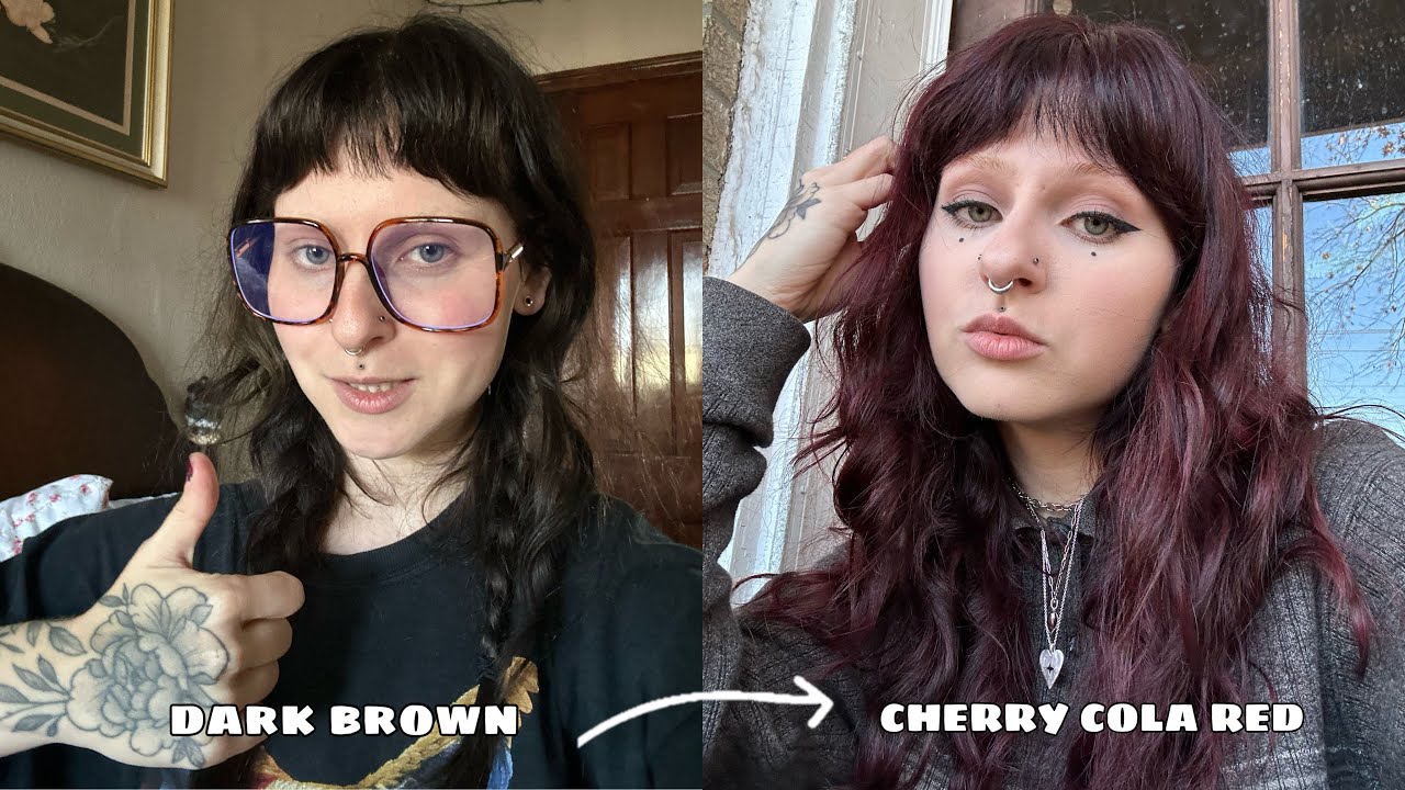 CHERRY COLA HAIR TRANSFORMATION - YouTube