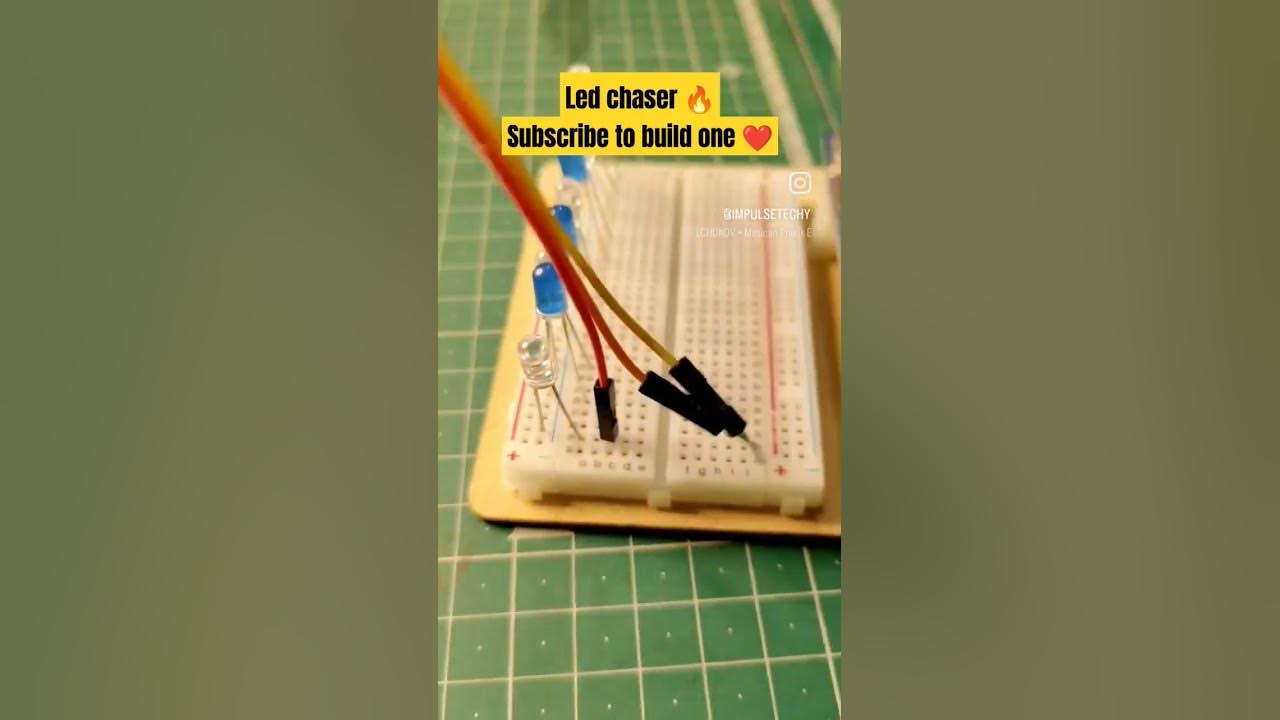 Led chaser using Arduino | cool science project🔥🔥 #arduino #shortsfeed #shorts #science - YouTube