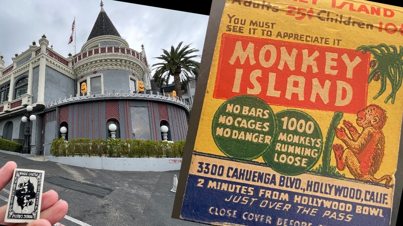 Matchbooks, Magic and LA's FAILED Attraction MONKEY ISLAND! - YouTube