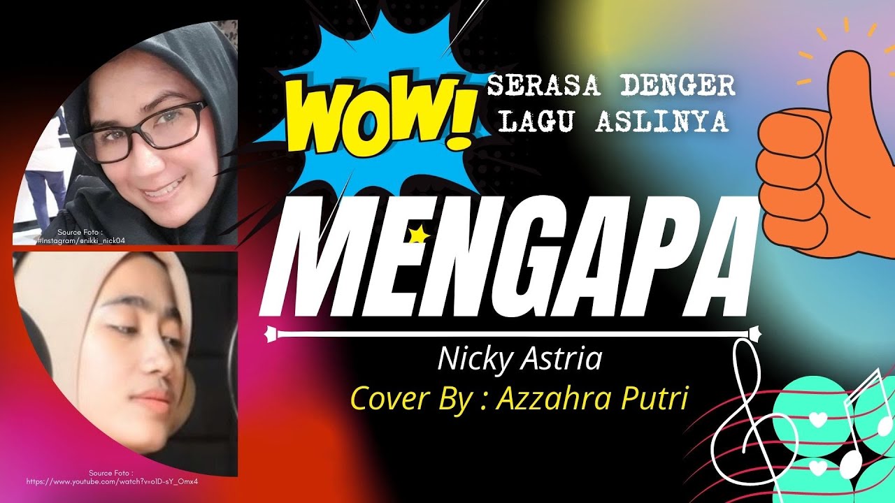 lirik - MENGAPA - Origianl Song : NICKY ASTRIA - Cover By : Azzahra Putri - YouTube