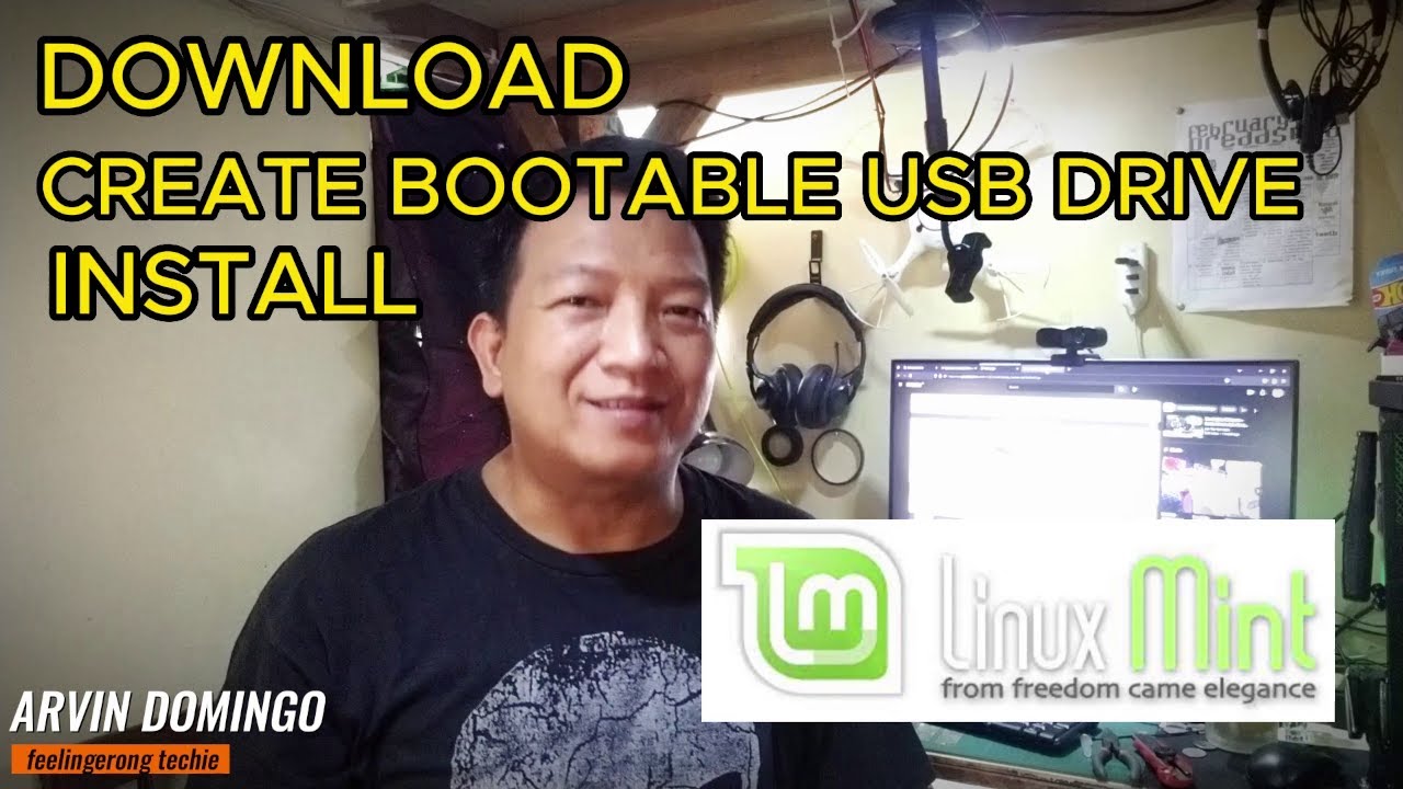 How to install Linux Mint (tagalog) - YouTube