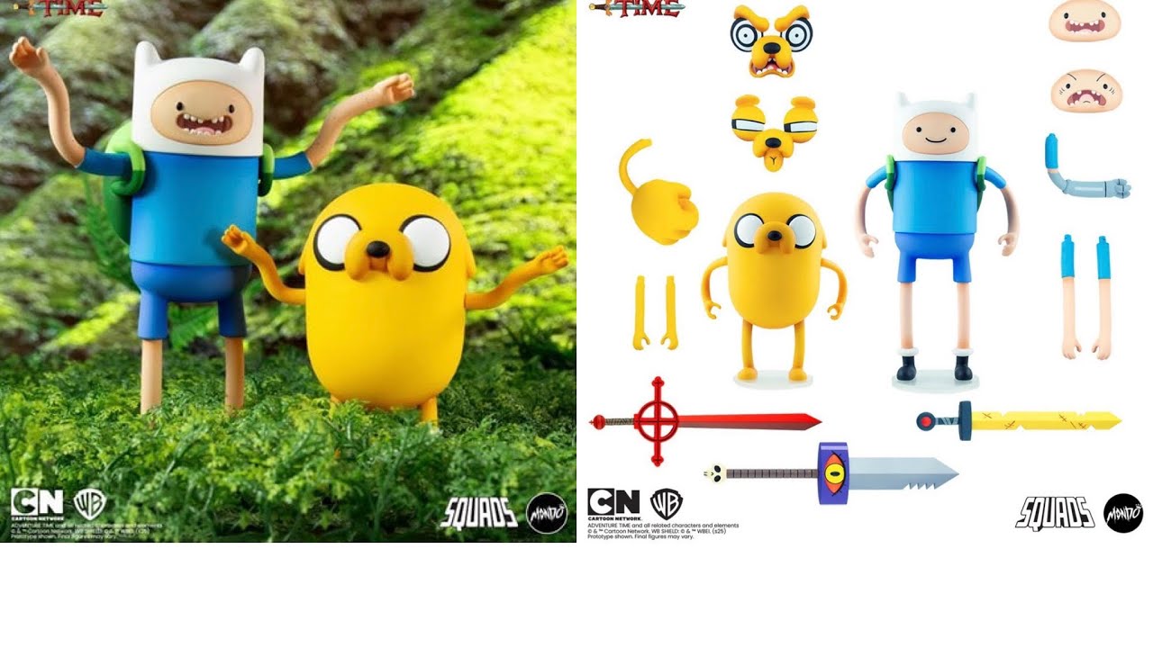 New Adventure Time Jake & Finn action figures Mondo available at ...