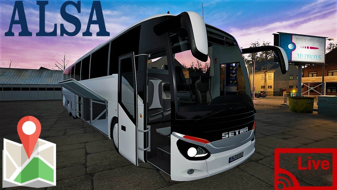 😱ALSA SETRA-COMFORT CLASS S 519 HD FERNBUS SIMULATOR 😱 - YouTube