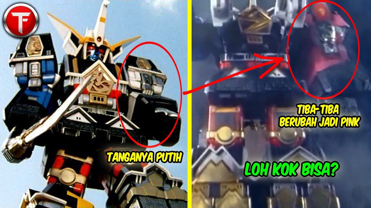 10 Kesalahan dalam Adegan Transformasi Megazord di Power Rangers - YouTube