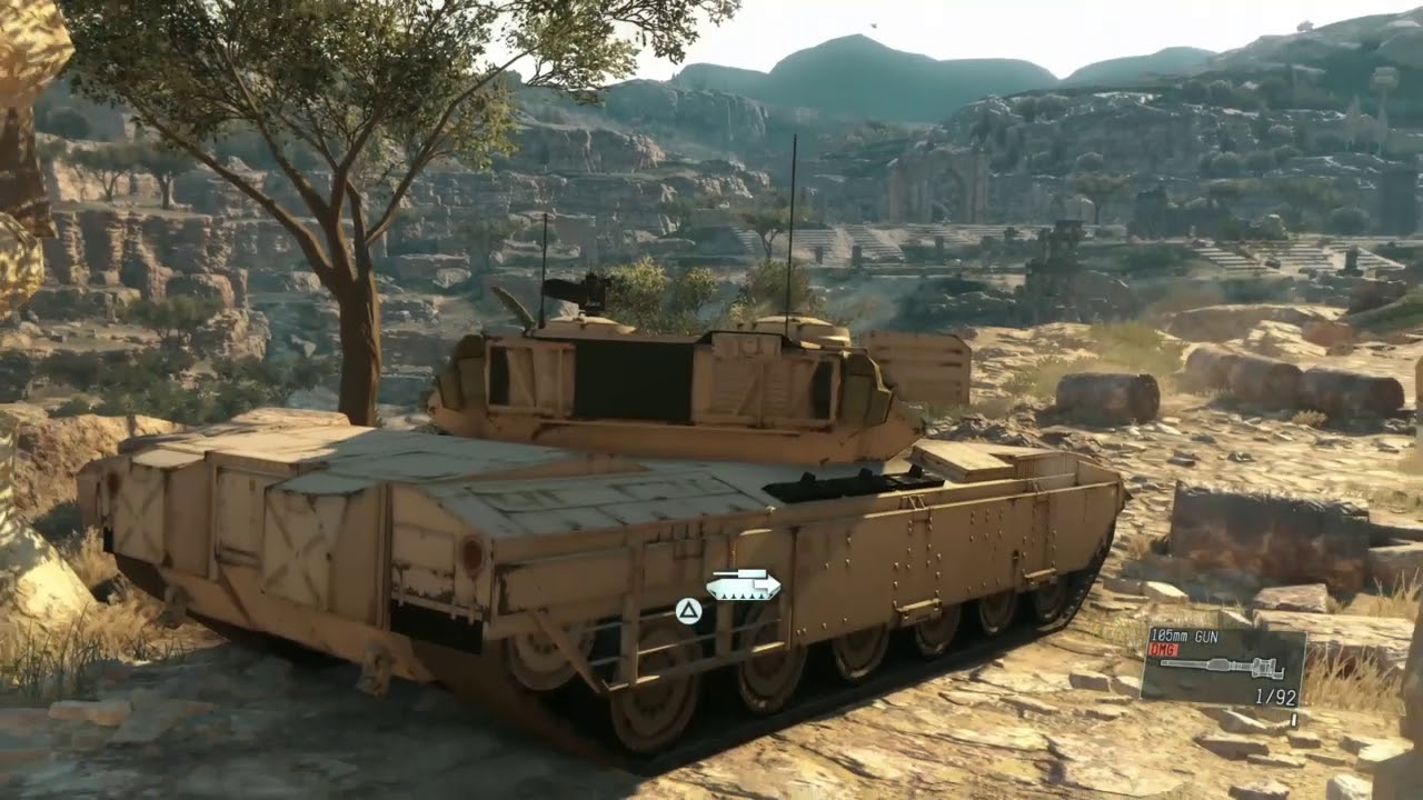 MGSV Extreme Quiet Vs Tank - YouTube