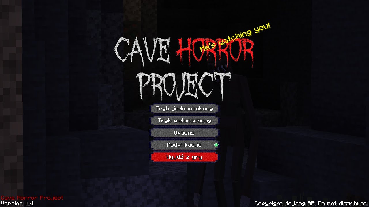 CAVE HORROR PROJECT MINECRAFT. Ulepszony Deep Dark herobrine mnie ...
