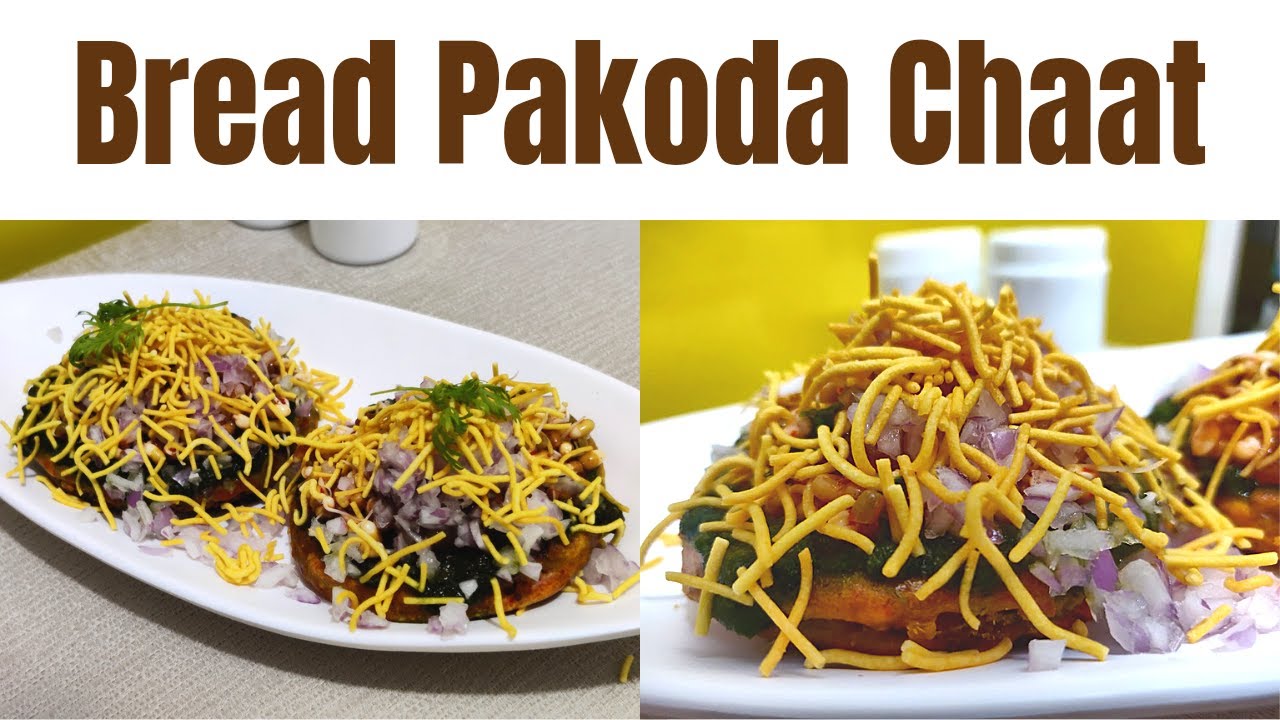 Bread Pakoda Chaat | Bread Chaat | Bread Recipe, not deep fried | chaat ...
