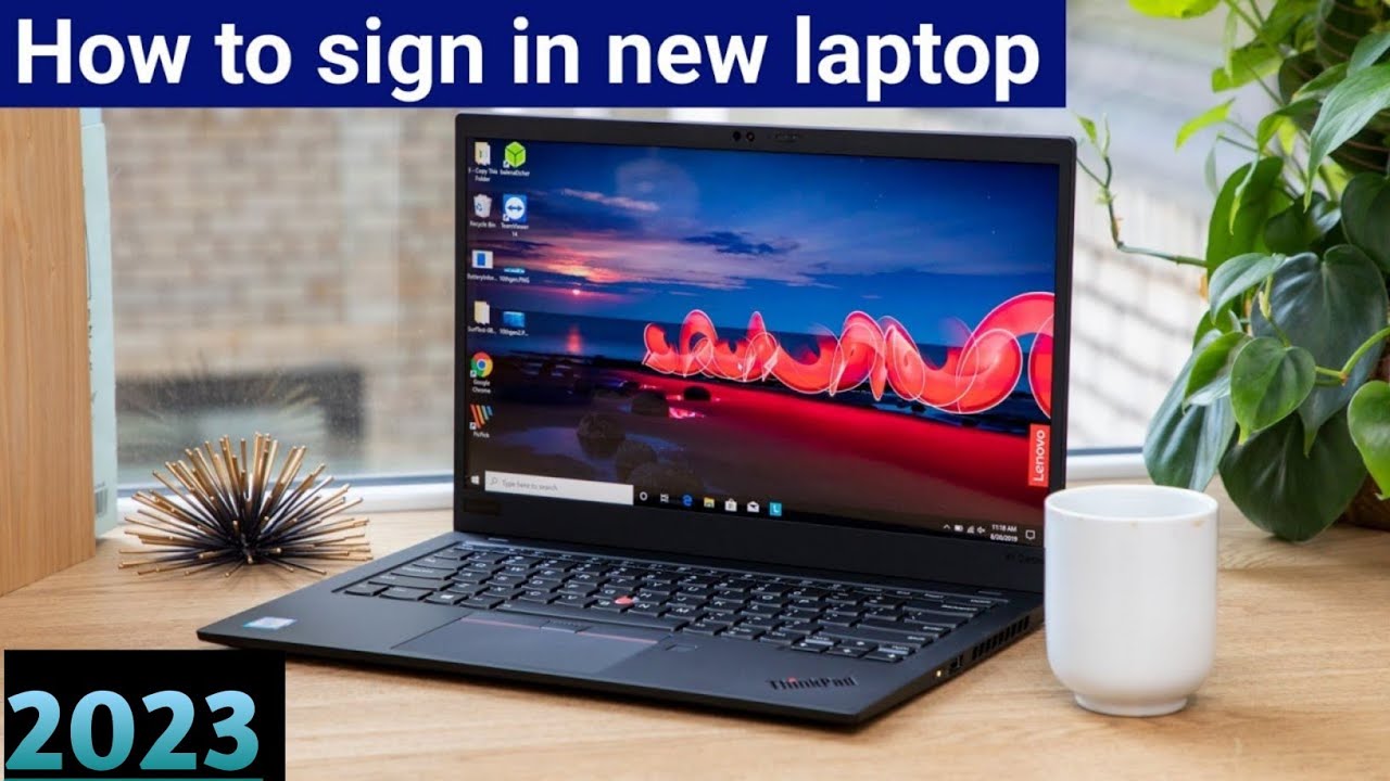 How to sign in new laptop laptop me sign kaise kare Dell ke laptop me ...