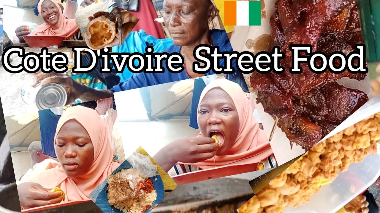 🇨🇮🇬🇭 Street Food Tour In ABIDJAN, Côte d'Ivoire west Africa - YouTube
