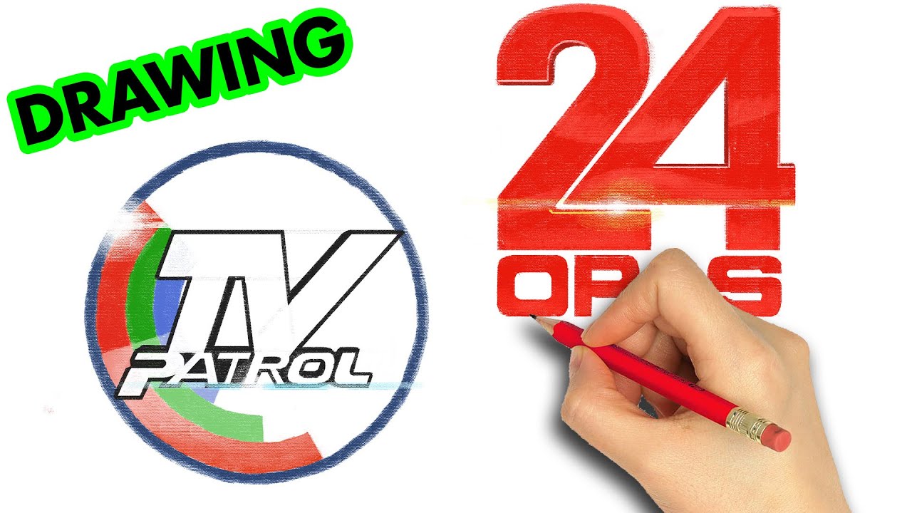 how to draw TV Patrol 24 Oras Logo | Art Therapy - YouTube