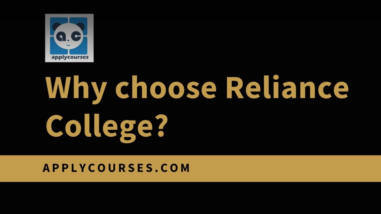 Know the reasons why choose Reliance College, Malaysia - YouTube