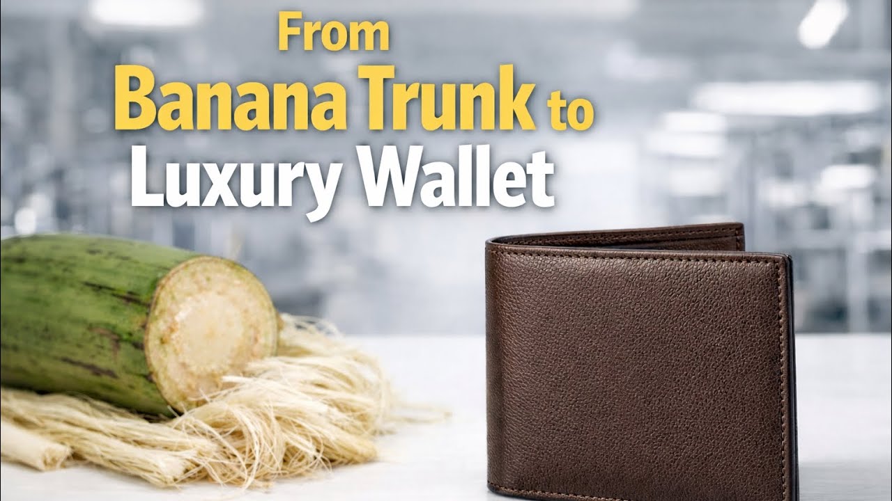 We Turned Banana Trunks Into a Luxury Wallet | ASMR - YouTube