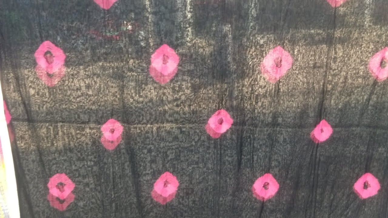 How To Tie =Dye Dupatta Chunri Design 2 Color | Shah g Daier Master # ...