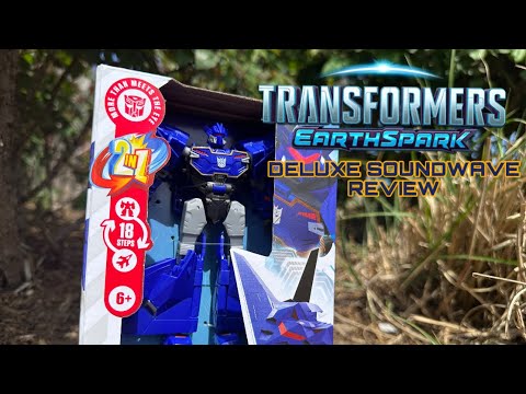 Transformers Earthspark Deluxe Soundwave Toyhunt & Review - YouTube