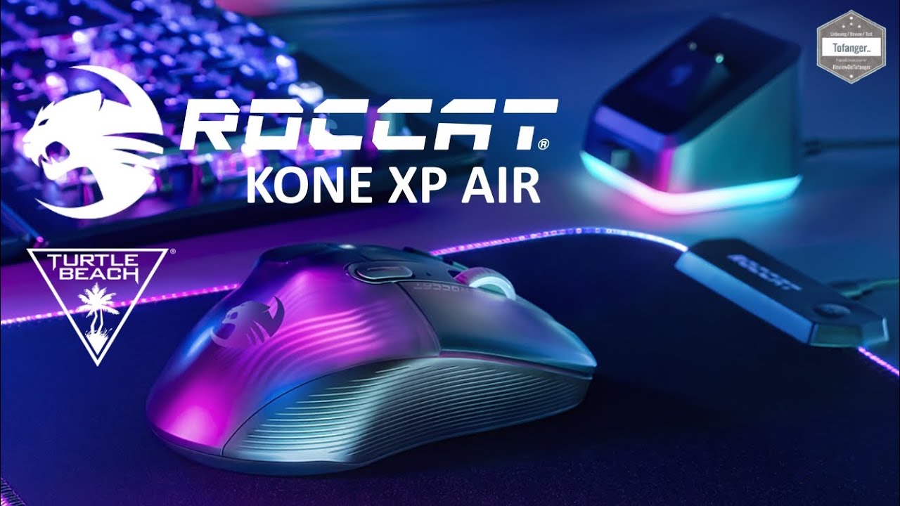 Roccat Kone XP Air Souris Gaming sans fil - Capteur optique ROCCAT Owl ...