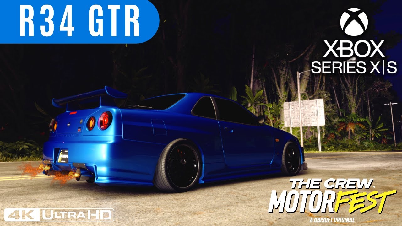 Nissan R34 GTR - The Crew Motorfest | Hawaii Togue Gameplay (4K) - YouTube
