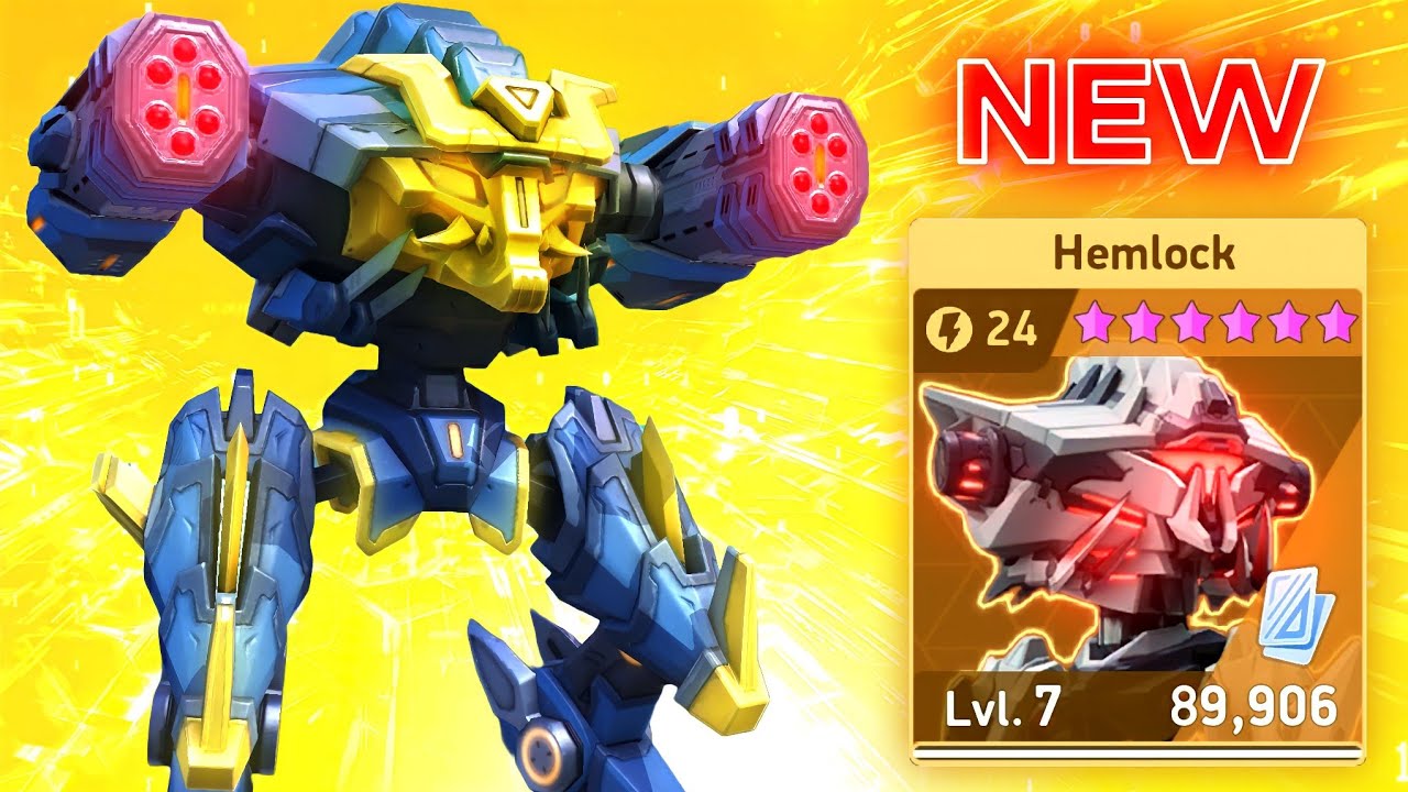 NEW MECH Hemlock with Missile Rack 12 - Mech Arena - YouTube