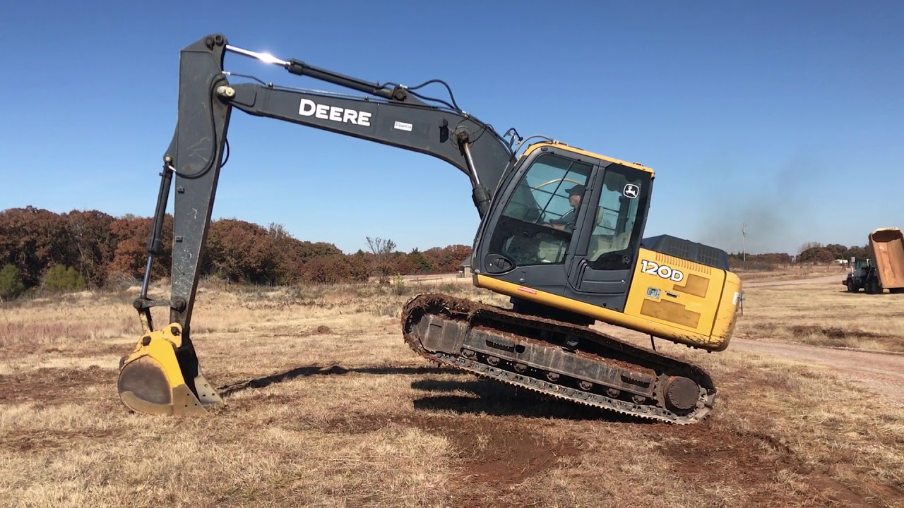 John Deere 120D Excavator - YouTube