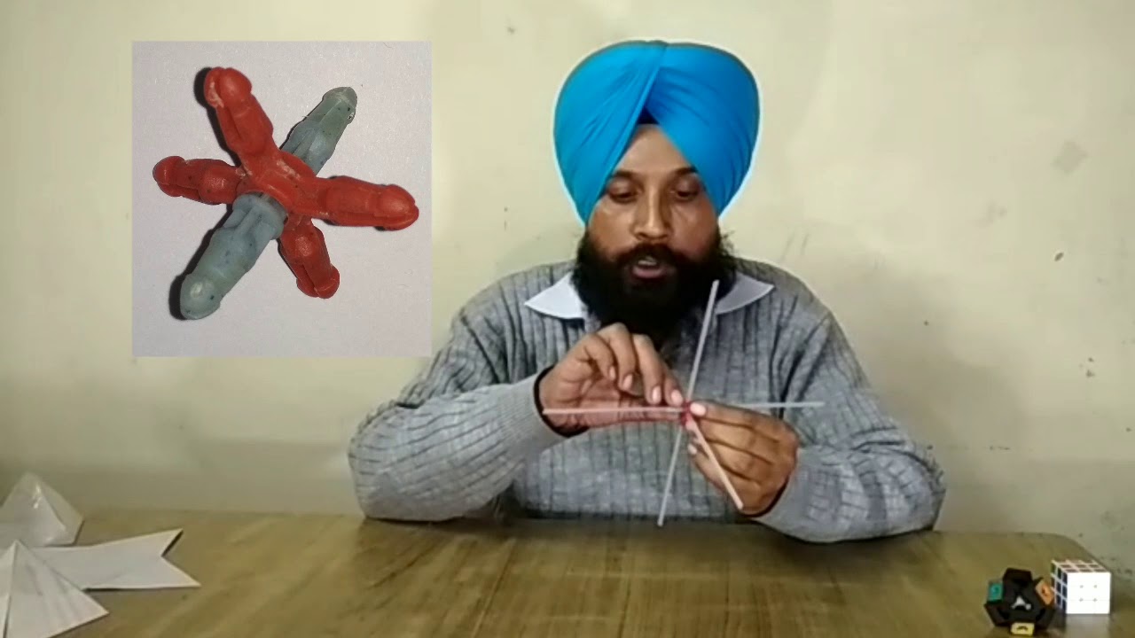 sp3d2 hybridization, Octahedral geometry of SF6 (Sulphur hexafluoride ...