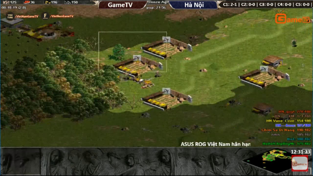 C1-T4 | 4vs4 Random || GameTV vs Hà Nội Ngày 06-12-2017 - YouTube