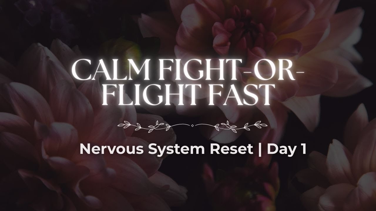 Calm Fight-or-Flight Fast with EFT for Stress & Anxiety | Nervous ...