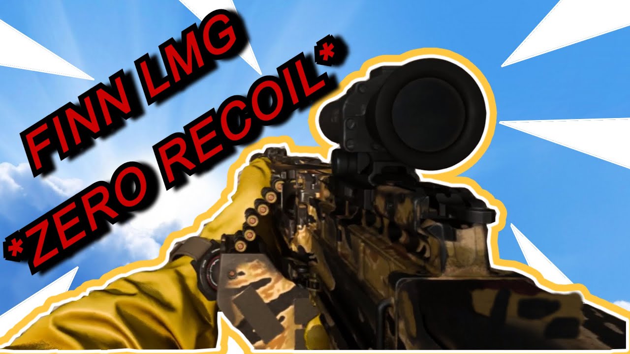 *ZERO RECOIL* Finn LMG The best Finn warzone class loadout - YouTube