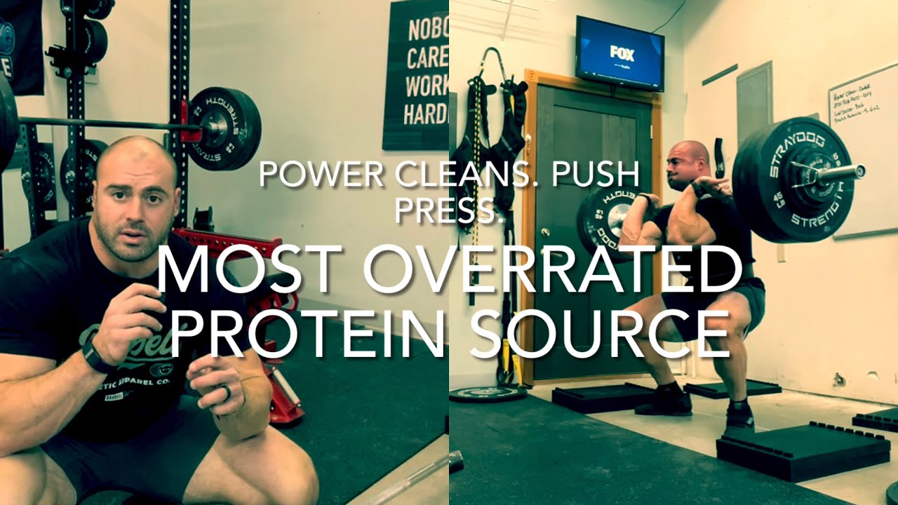 Power Cleans. Push Press. Incline. Most Overrated Protein Source. - YouTube
