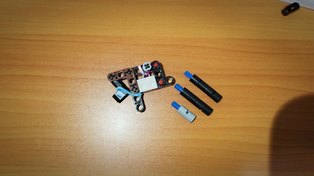 2-stud wide lego brick shooter (working) | bricknoob - YouTube