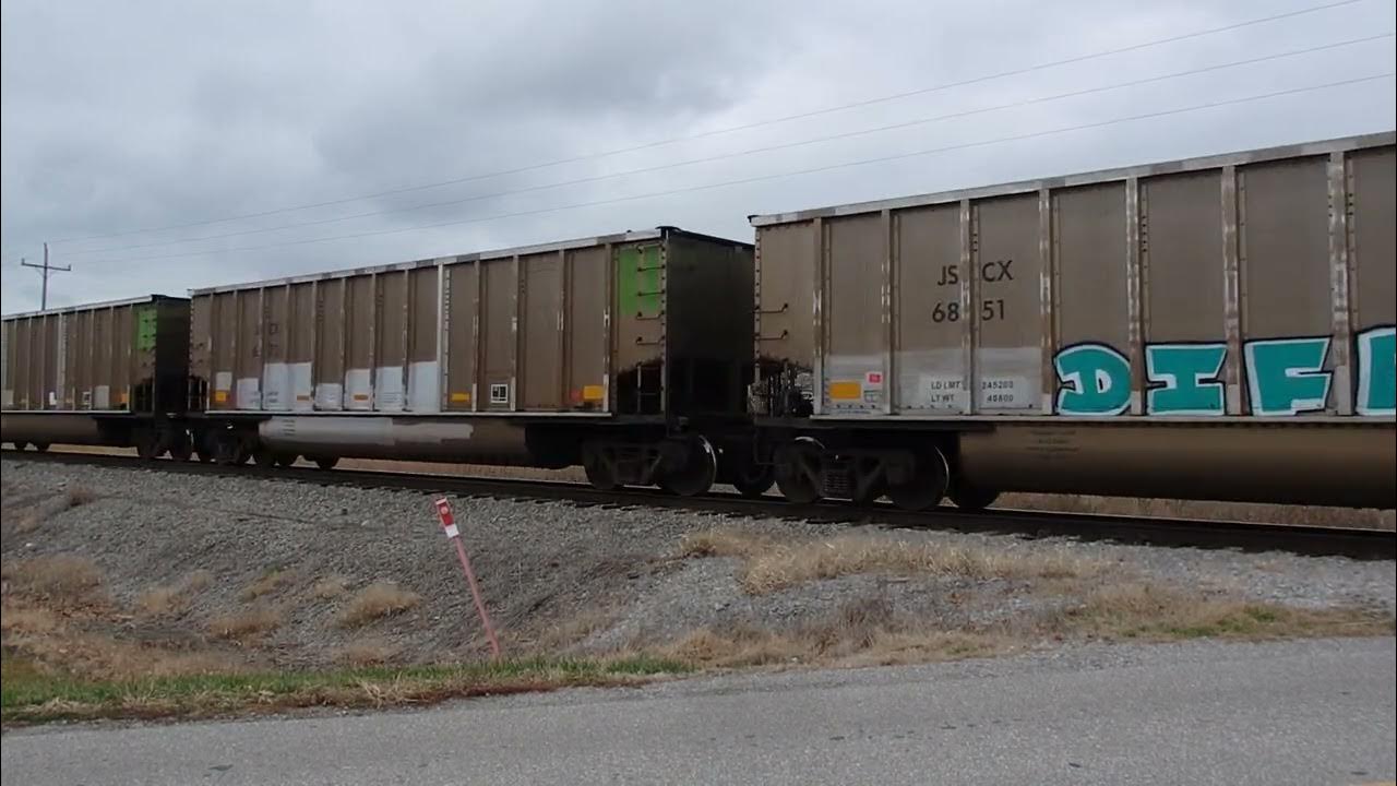 BNSF 6300 and 6170 southbound empty coal willard road 11/13/22 - YouTube