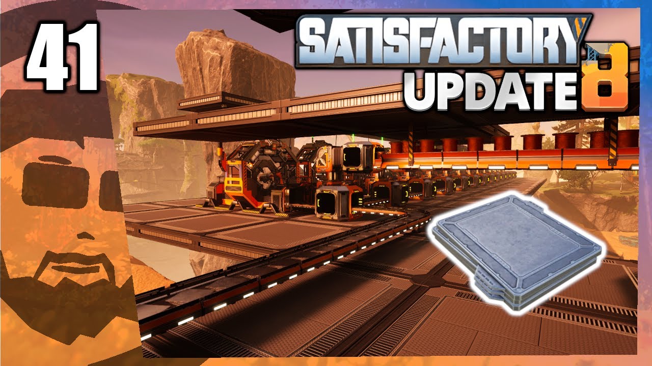 Setting up Reinforced Iron Plates | Satisfactory | BigVlad Plays | Part ...
