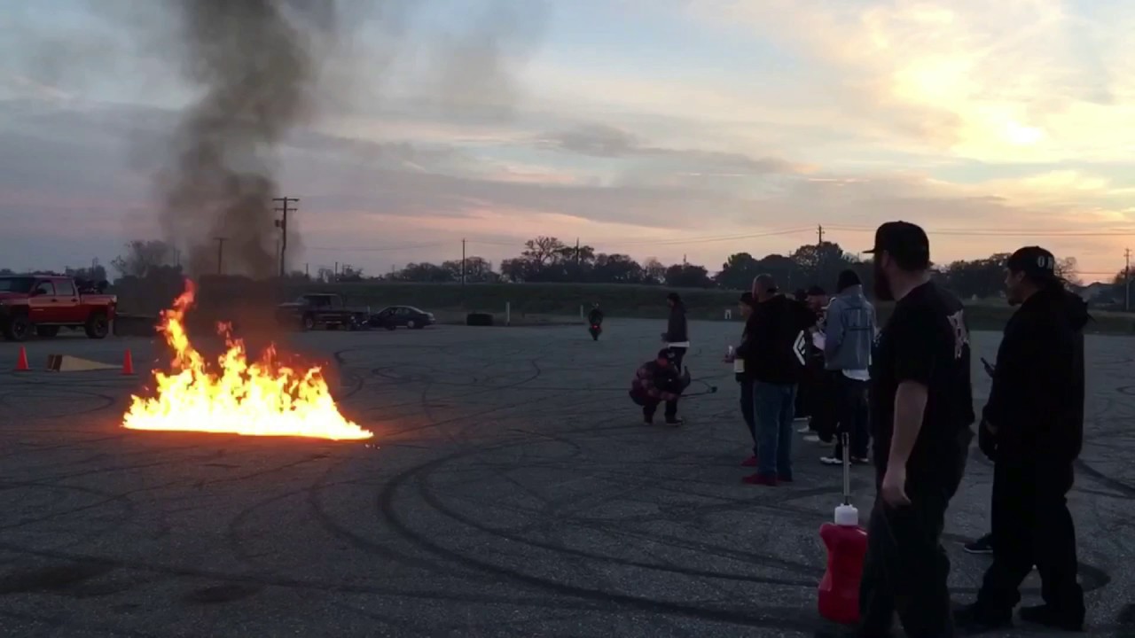Crazy fire wheelies and crashes - YouTube