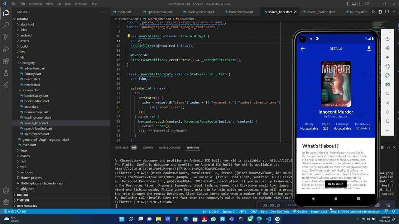 Book Reading App || Flutter || Google Books API - YouTube