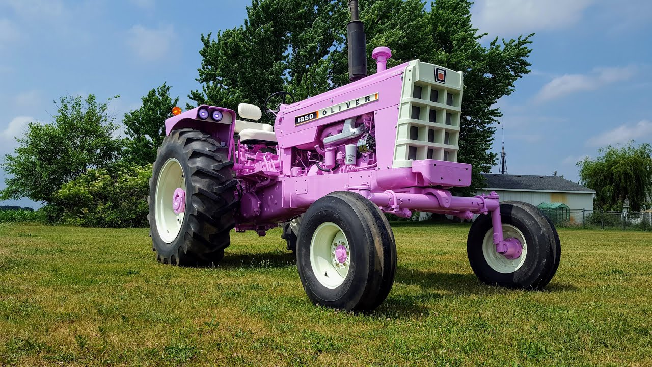Purple Oliver 1850 FIRES UP! - YouTube