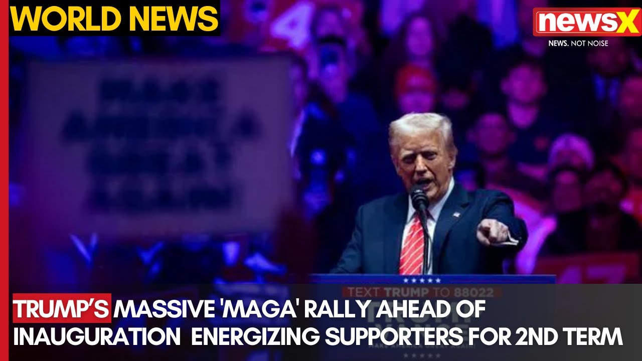 Donald Trump Holds 'MAGA' Rally at Capital One Arena Ahead of ...