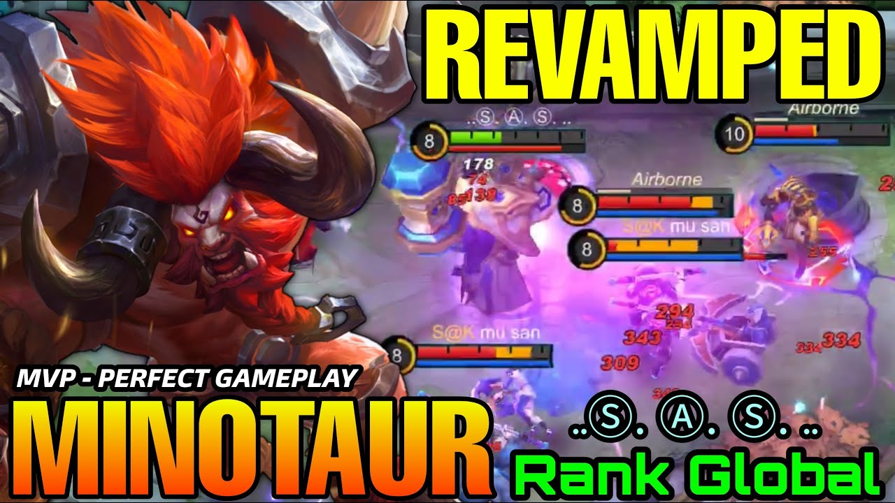 Minotaur New Revamped MVP Perfect Play! - Top Global Minotaur by ...