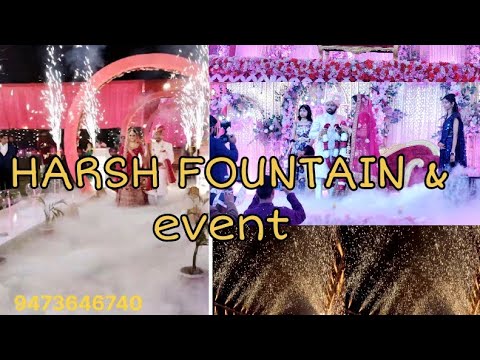 low fog machine se varmala concept || cold Pyro se varmala theme ...