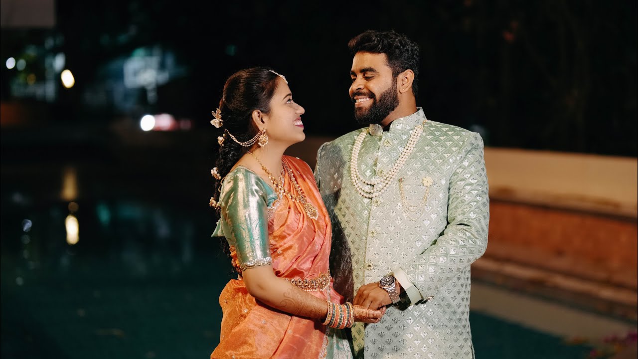 South Indian Engagement | A Magical Love Story | Grand Traditional ...