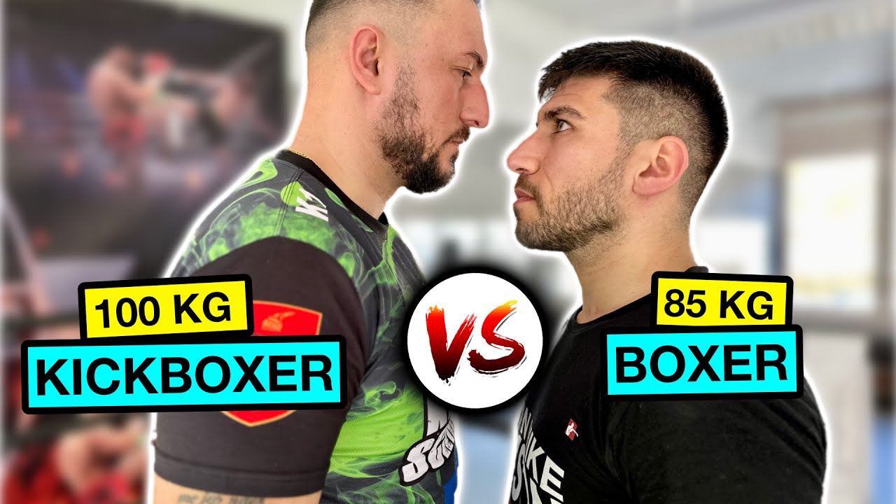 100Kg PROFI Kickboxer vs 85Kg Bundesligaboxer (Das war hart!) - YouTube