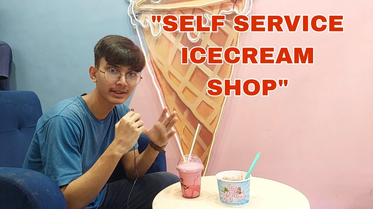 SELF SERVICE ICE CREAM SHOP IN KARACHI || BHADURABAD ICY YOGHURT ...