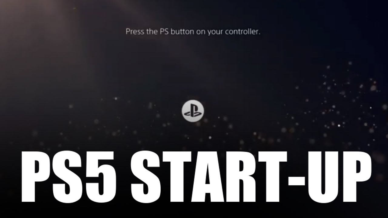 PlayStation 5 Start-Up Screen (Early Look) - YouTube