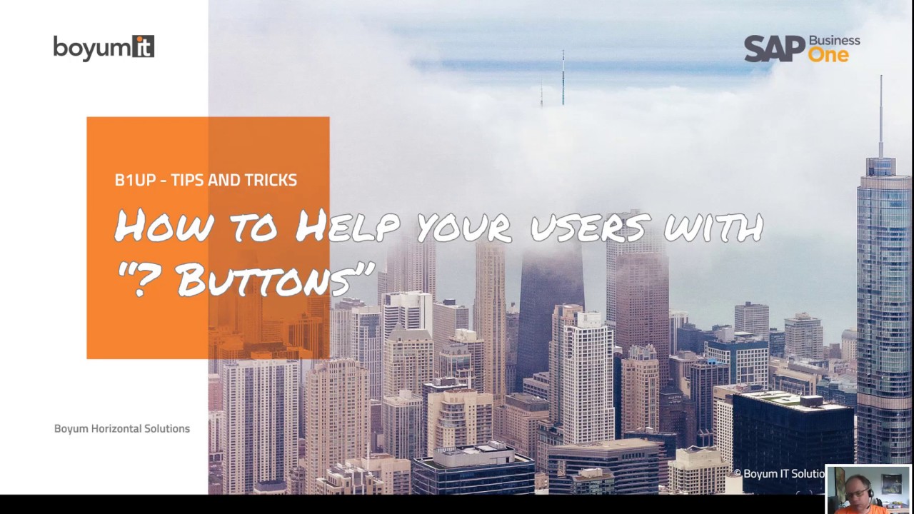 B1UP Tips: How to Help your users with ? Buttons - YouTube