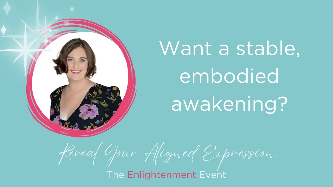 Do you want a stable, embodied awakening? - YouTube