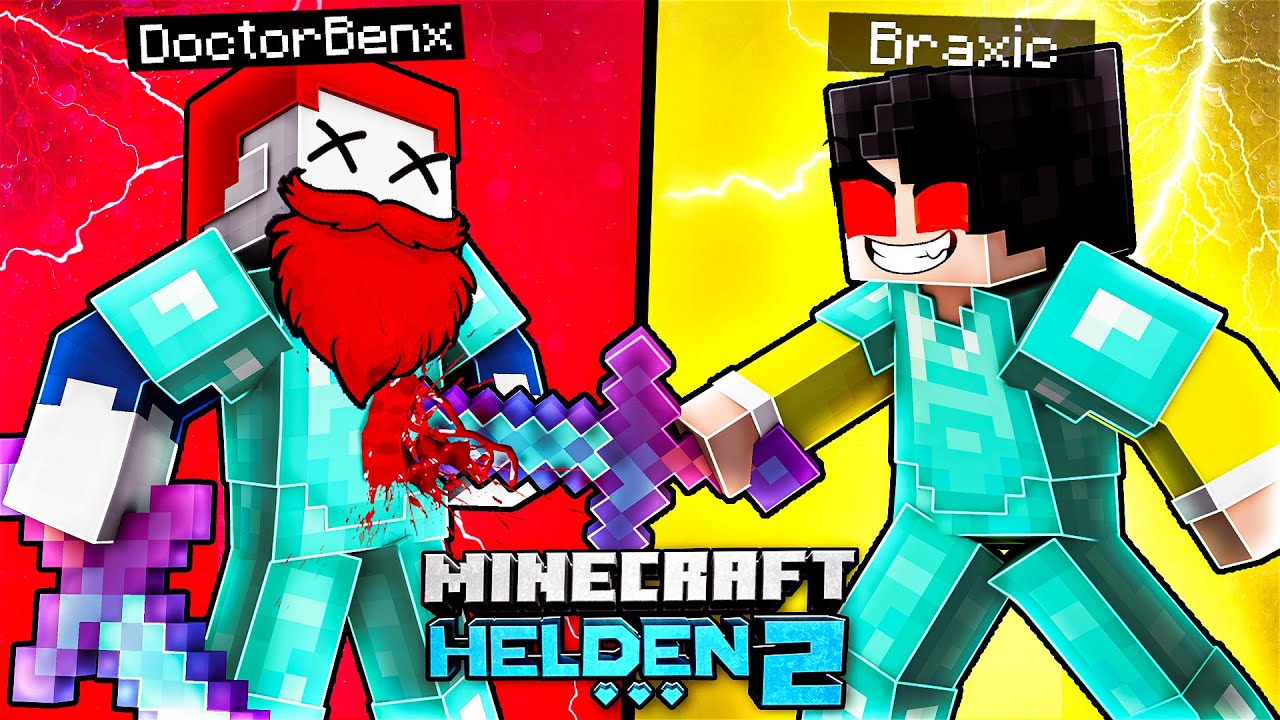 Mein ERSTER KAMPF gegen BENX.. (unglaublich) in Minecraft Helden 2 ...