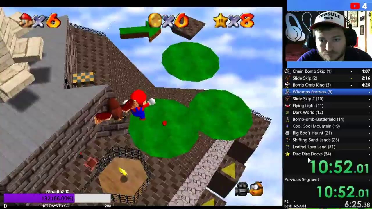 Attempting to set up our splits!!!! Super Mario 64 (34 Star) Speed Run ...