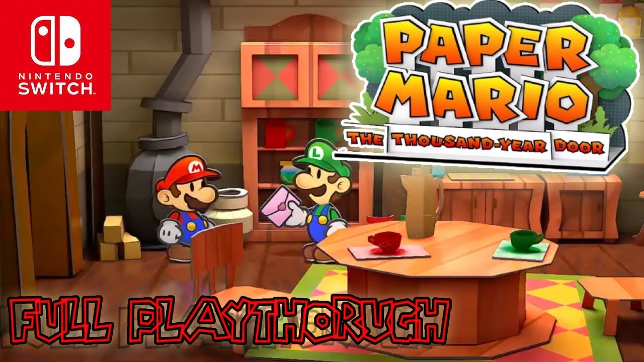 Playing Paper Mario TTYD Remake first time playing the TTYD - YouTube