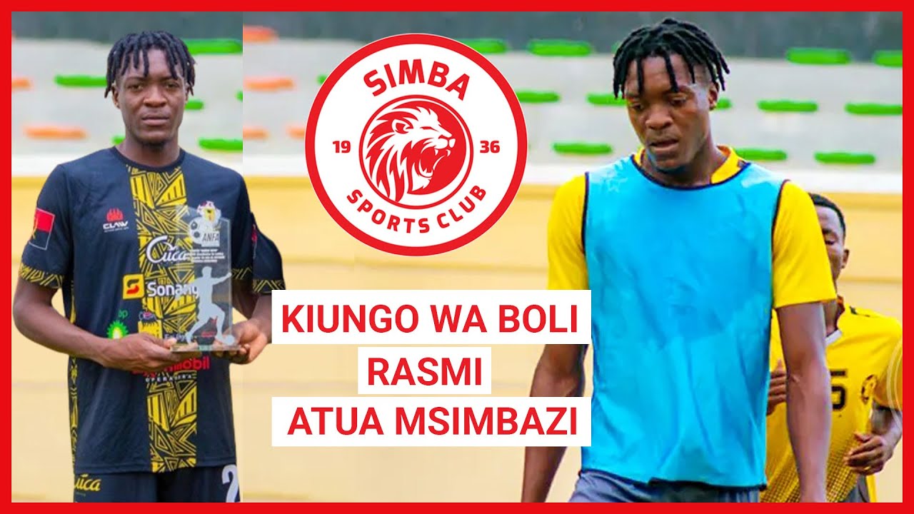TAARIFA MPYA: SIMBA SC YASHUSHA KIUNGO MKATA UMEME DEBORAH MAVAMBO ...