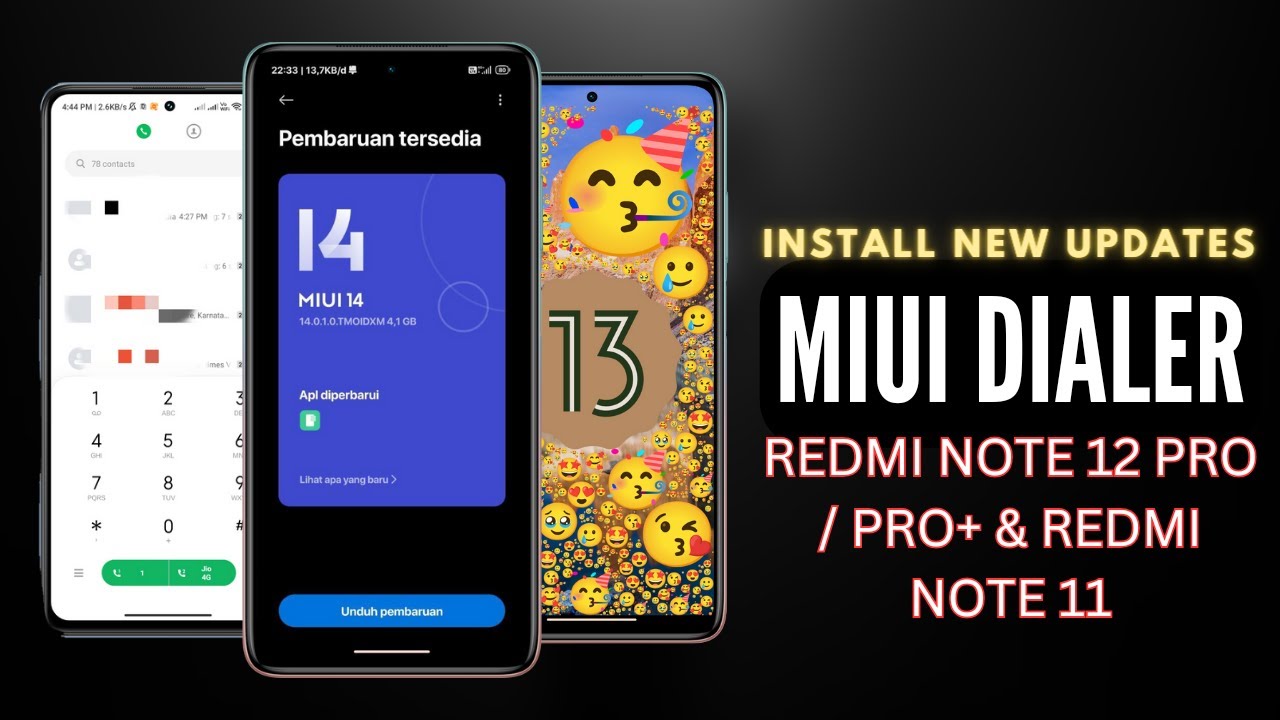 MIUI Dialer Released | Redmi Note 12 Pro Android 13 Update | Redmi Note ...