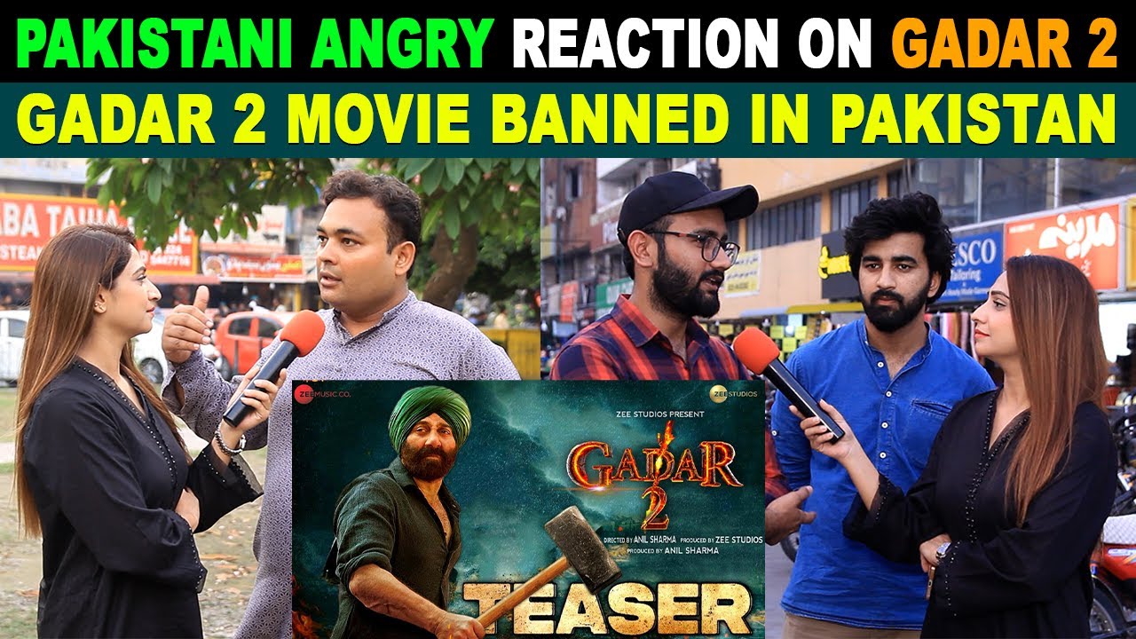 PAKISTANI ANGRY REACTION ON GADAR 2 TRAILER | GADAR 2 MOVIE BANNED IN ...