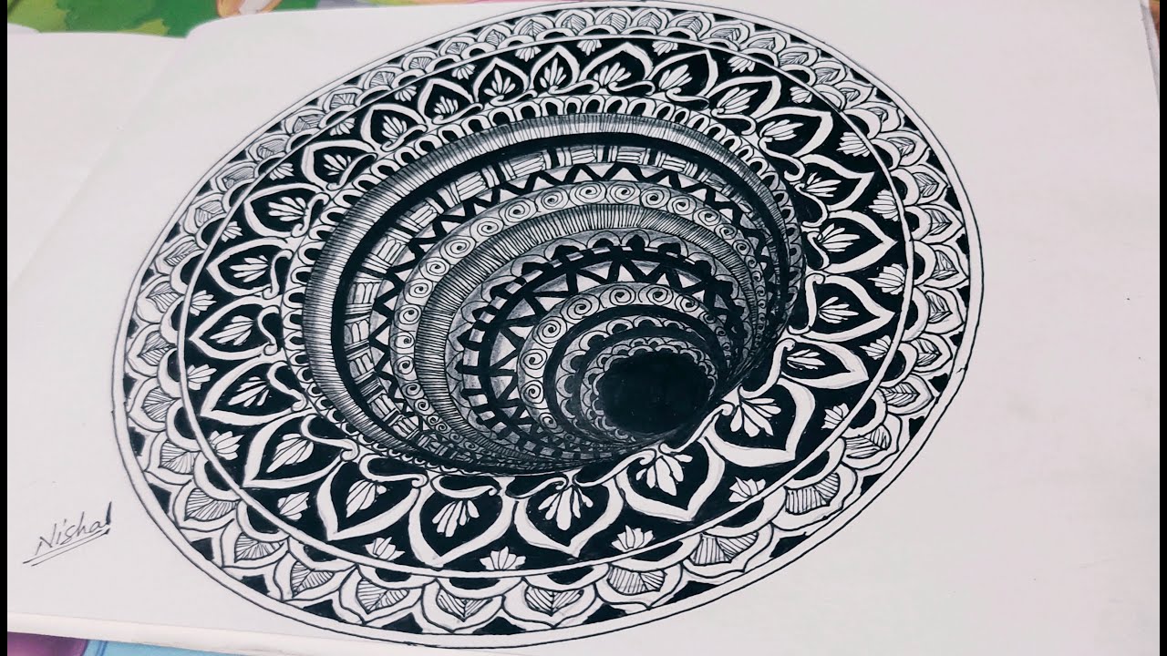Mesmerizing 3D Mandala Art: Step-by-Step Guide to Creating a ...